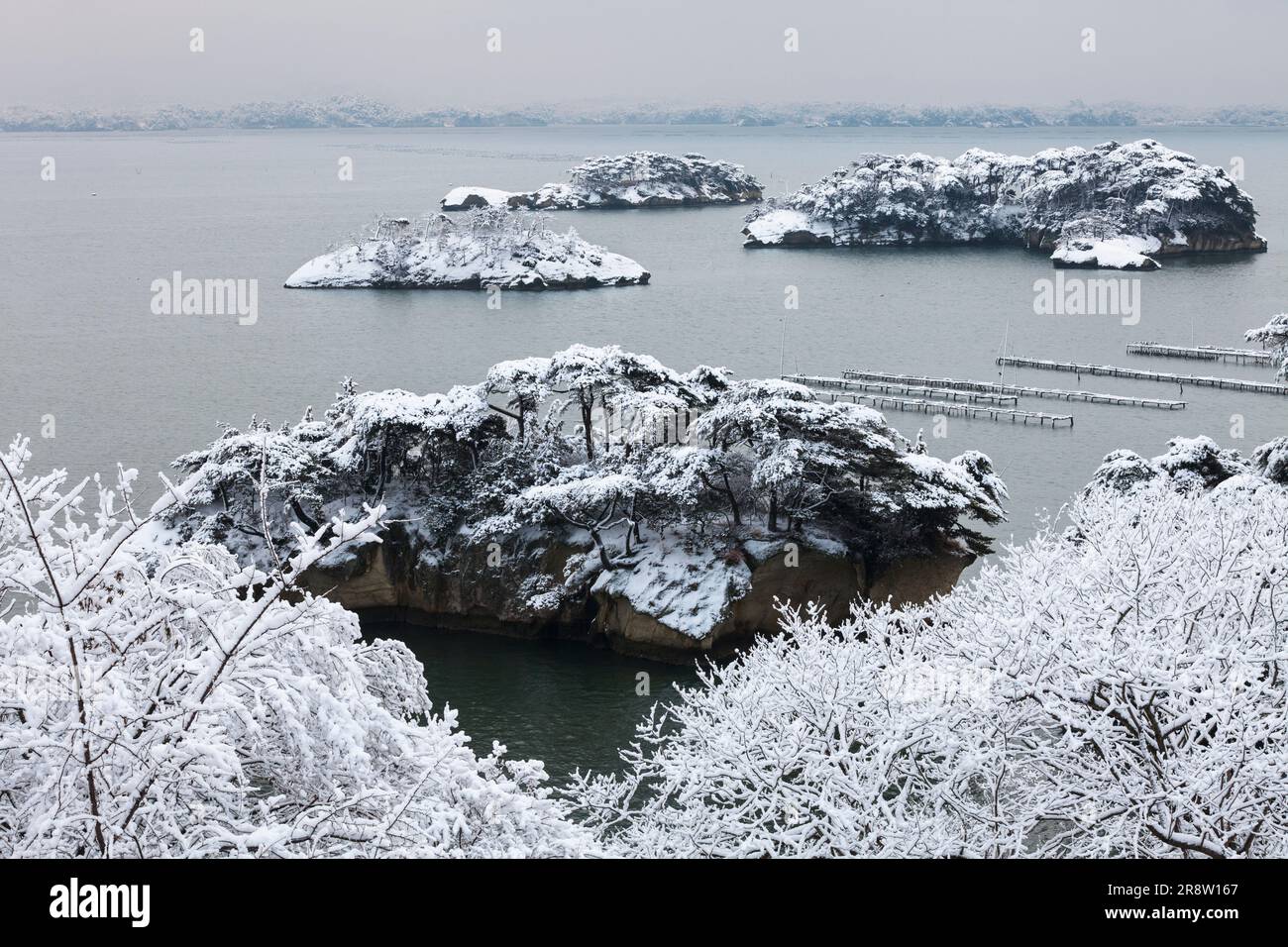 Matsushima in snow Stock Photo - Alamy