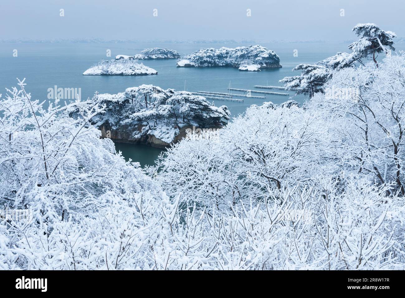 Matsushima in snow Stock Photo - Alamy