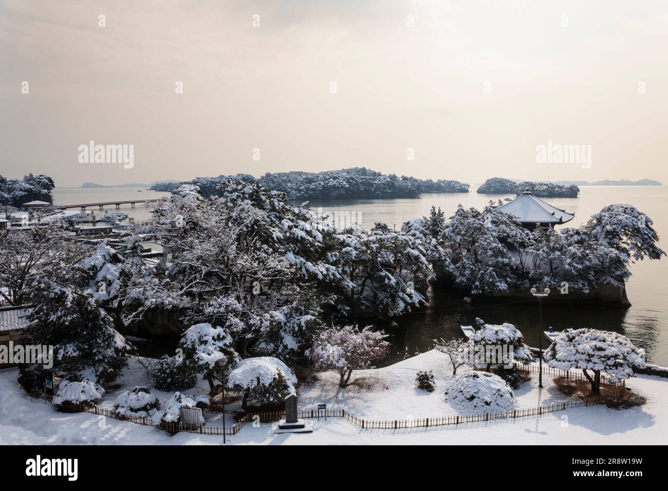 Matsushima in snow Stock Photo - Alamy