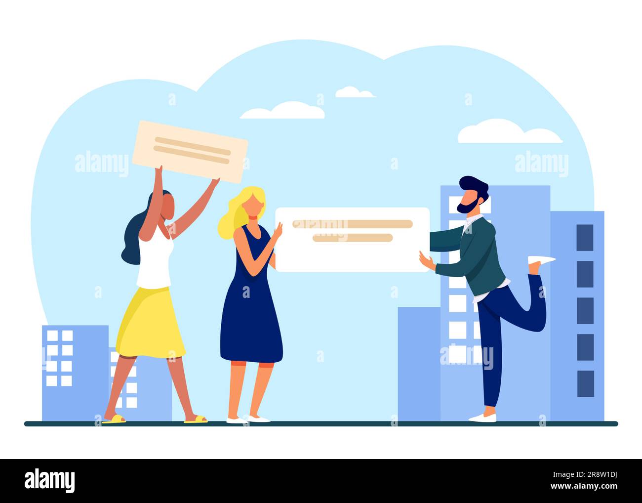 Political activists Cut Out Stock Images & Pictures - Alamy