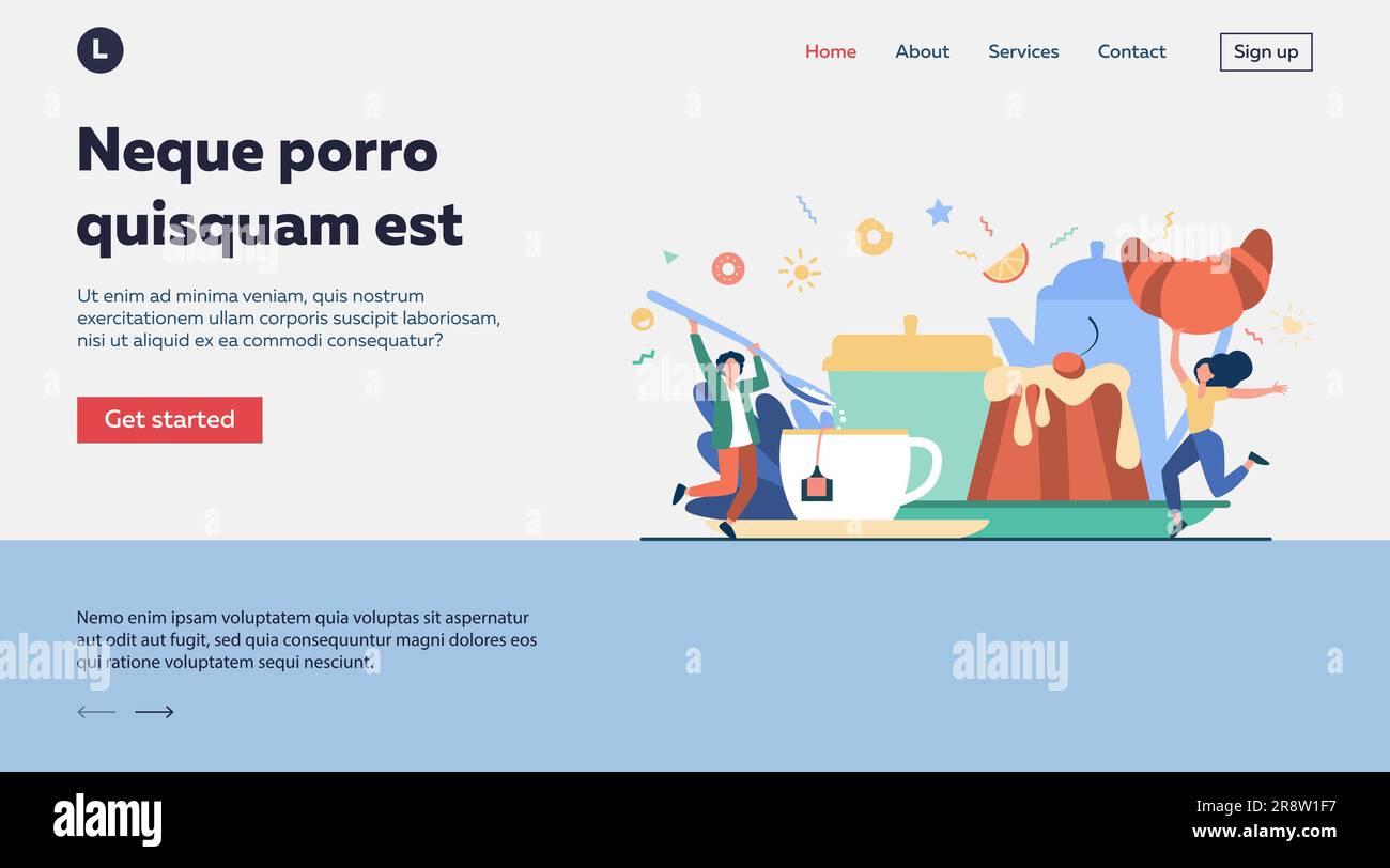 People having fun in tea party Stock Vector Image & Art - Alamy