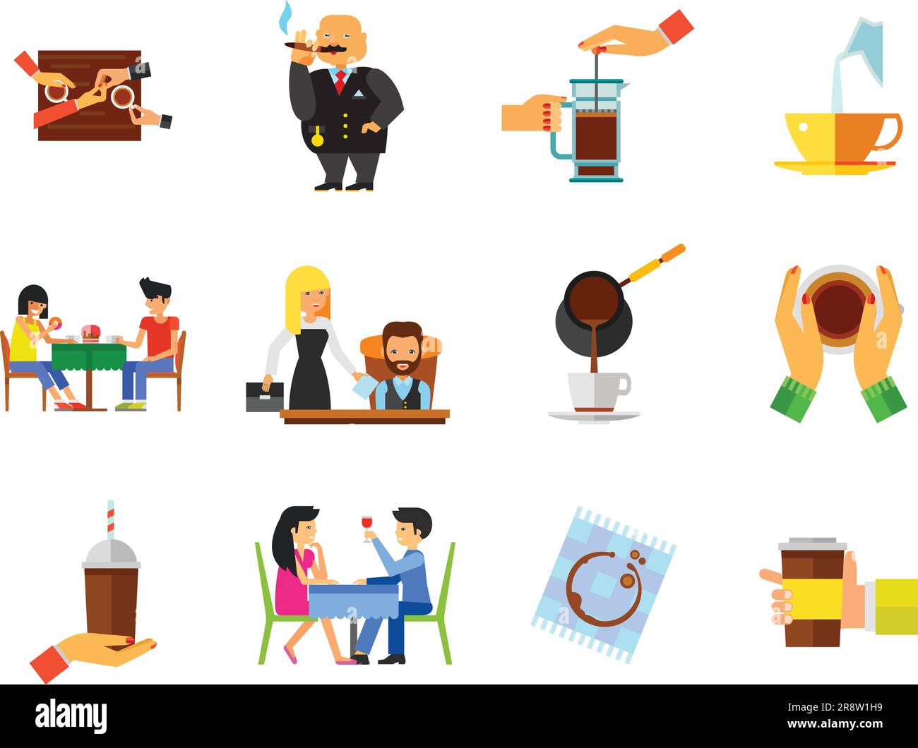 Man woman smoking pot Stock Vector Images - Alamy