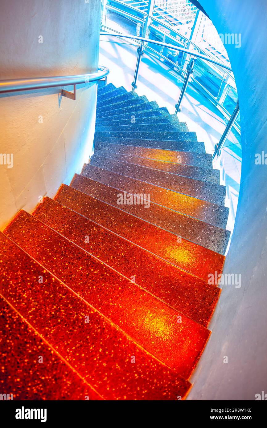 Modern stairs in penthouse hi-res stock photography and images - Alamy
