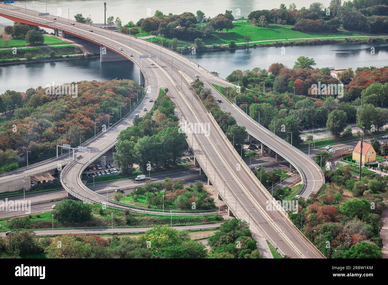 Panorama transportation highway overpass hi-res stock photography and ...