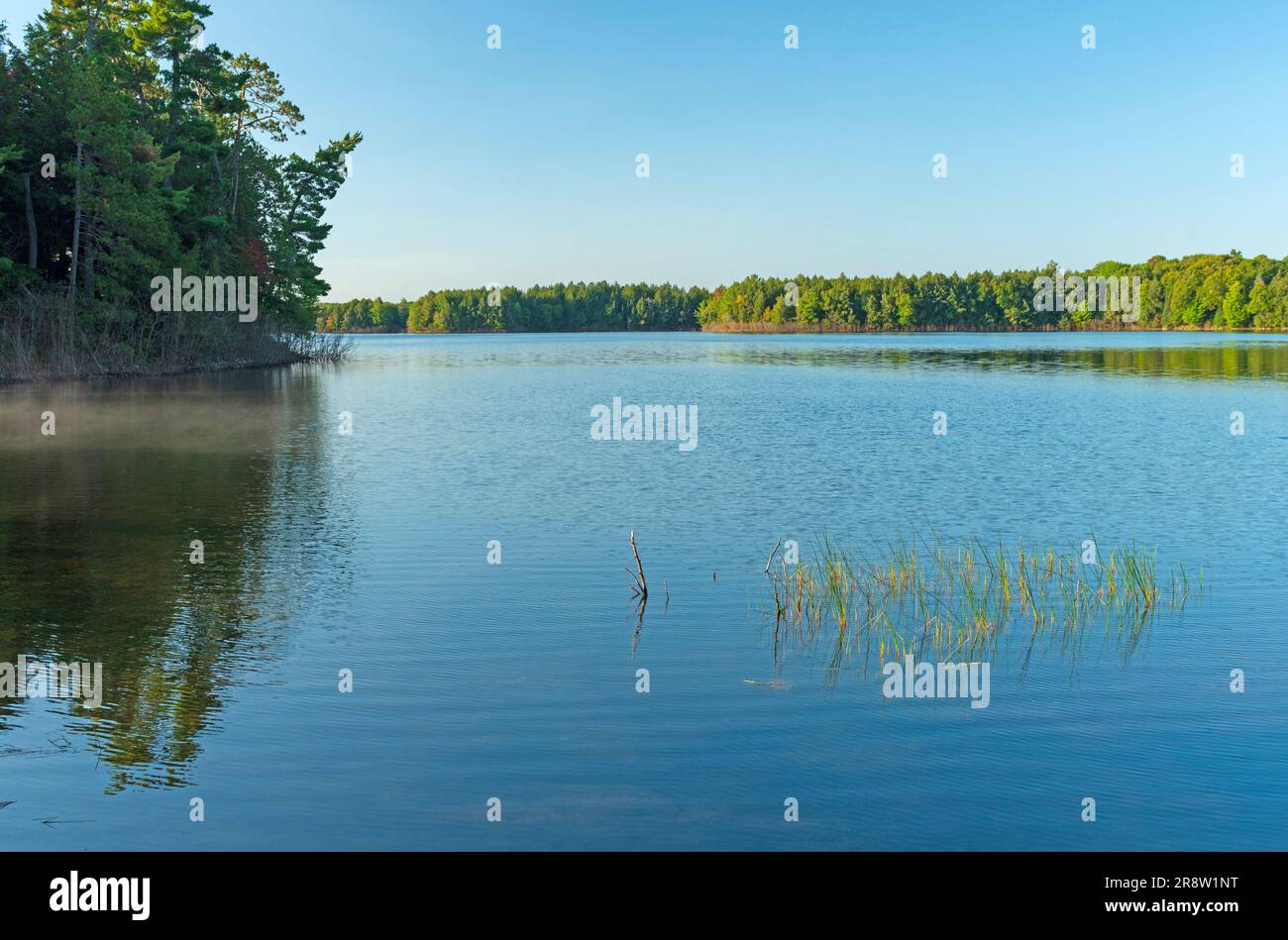 Calm Waters in the Early Morning on Clark Lake in the Sylvania ...