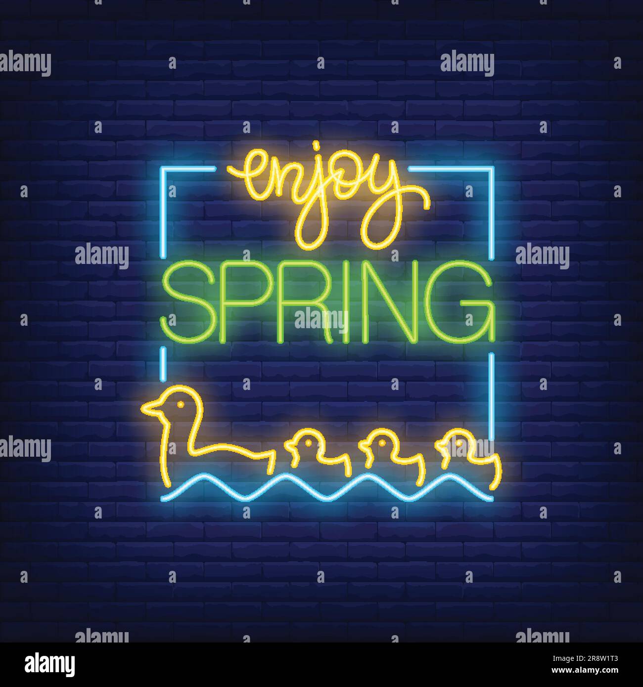 Swimming with ducks Stock Vector Images - Alamy