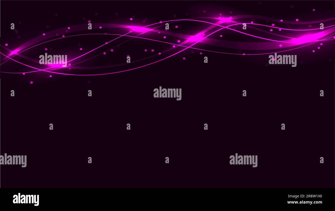 Purple transparent abstract shiny magical cosmic magical energy lines ...