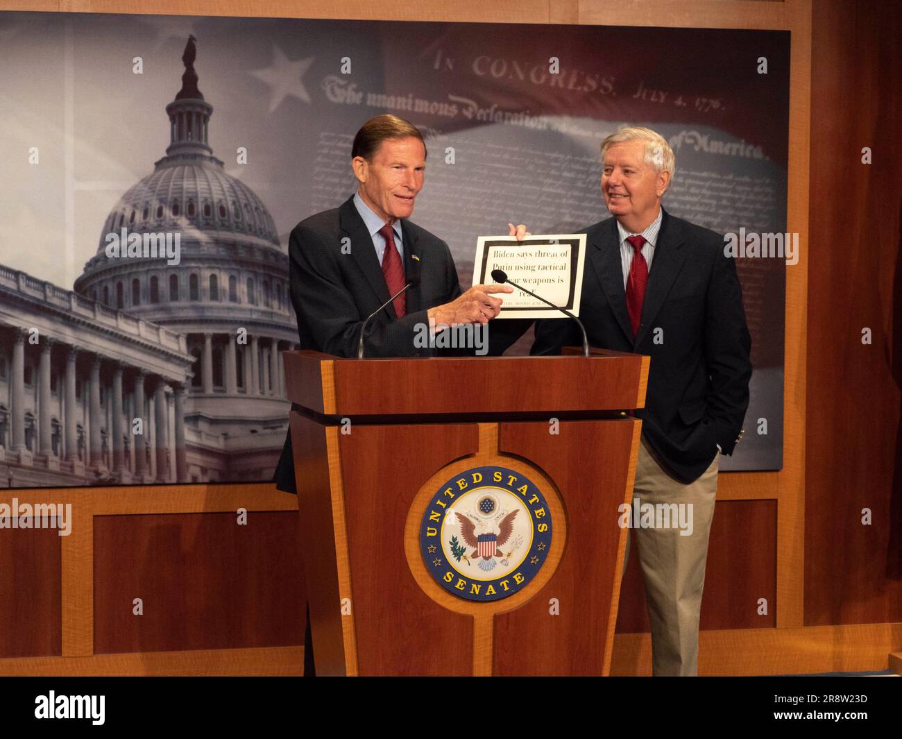 June 22, 2023, Washington, District of Columbia, USA: Senator RICHARD ...