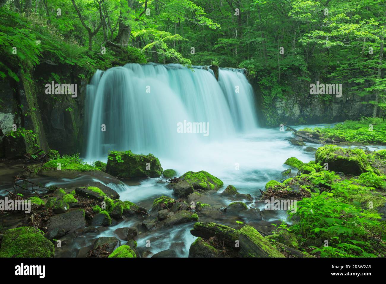 Choshi Otaki Falls of Oirase Mountain Stream Stock Photo - Alamy