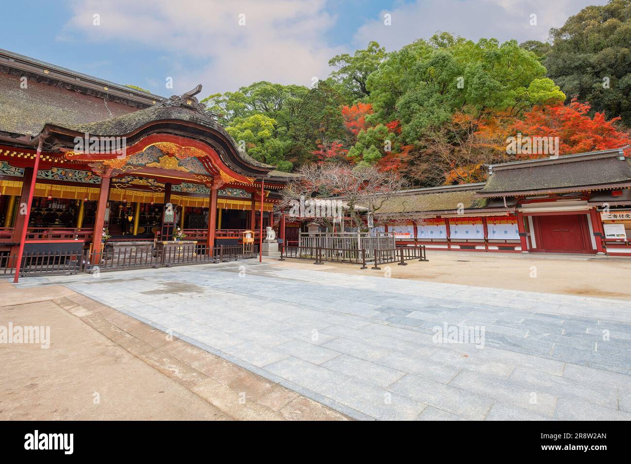 Fukuoka, Japan - Nov 30 2022: Dazaifu Tenmangu shgrine dedicated to the ...