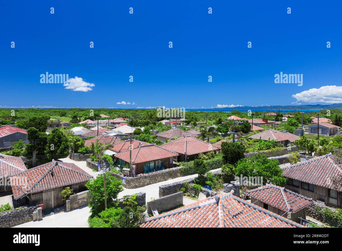 Red tiled village hi-res stock photography and images - Alamy
