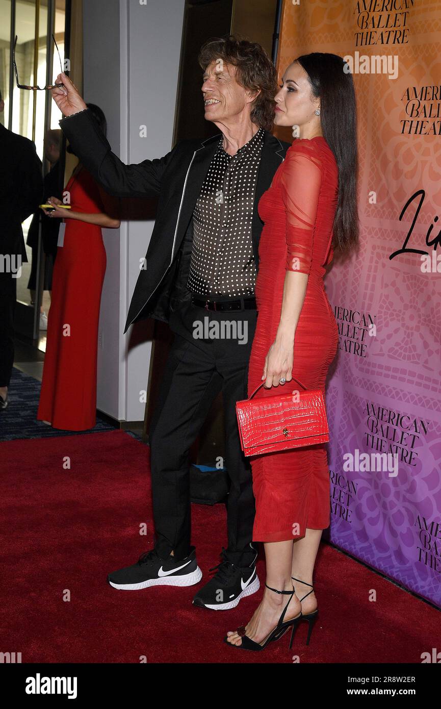 New York, USA. 22nd June, 2023. Mick Jagger and Melanie Hamrick attend ...