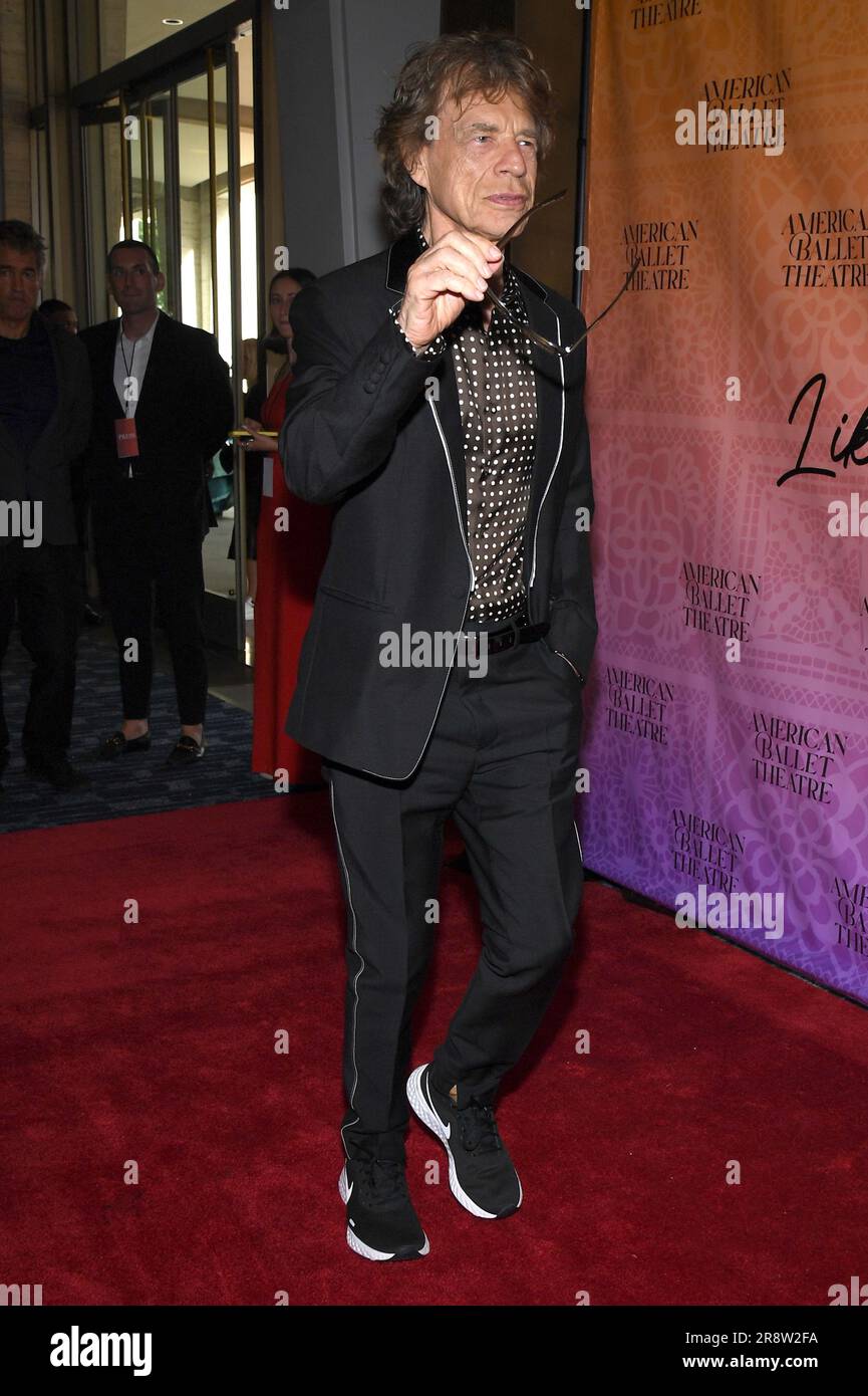 New York, USA. 22nd June, 2023. Mick Jagger attends the American Ballet ...
