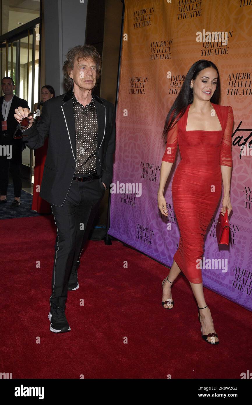 New York, USA. 22nd June, 2023. Mick Jagger and Melanie Hamrick attend ...