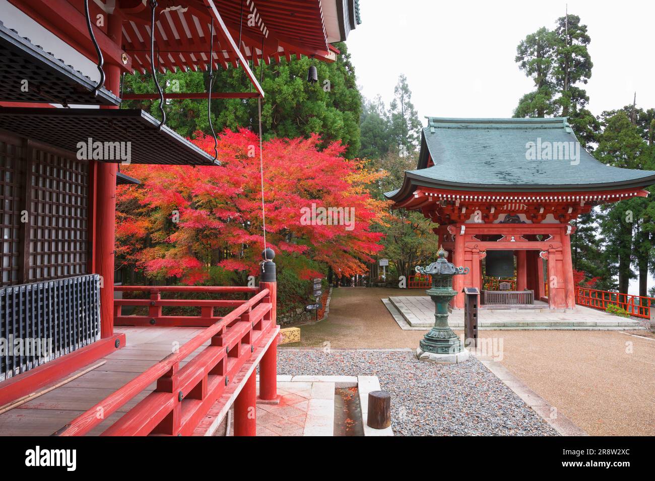Daikodo at Enryakuji Temple, Mount Hieizan in fall Stock Photo - Alamy
