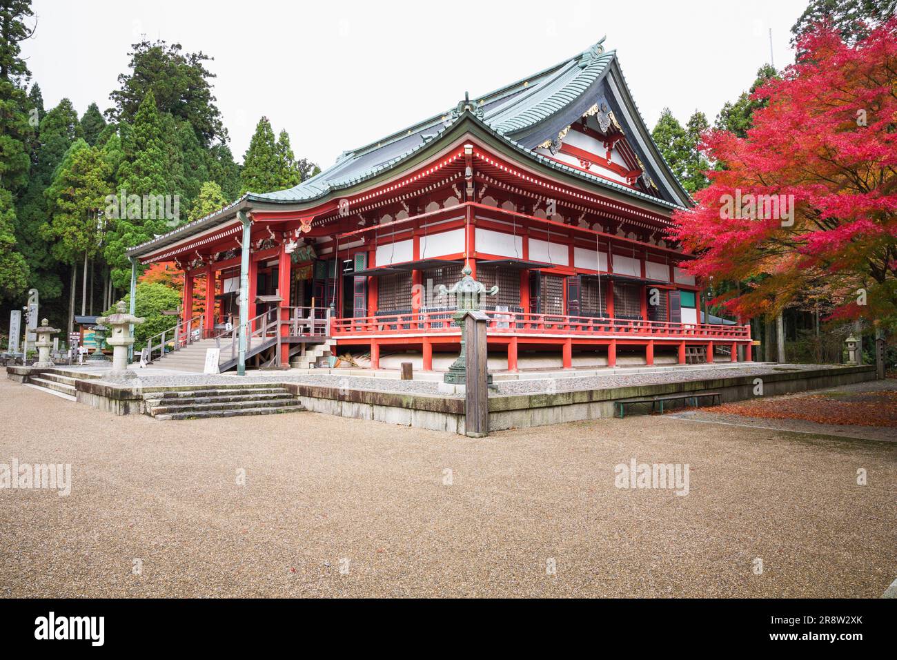 Daikodo at Enryakuji Temple, Mount Hieizan in fall Stock Photo - Alamy