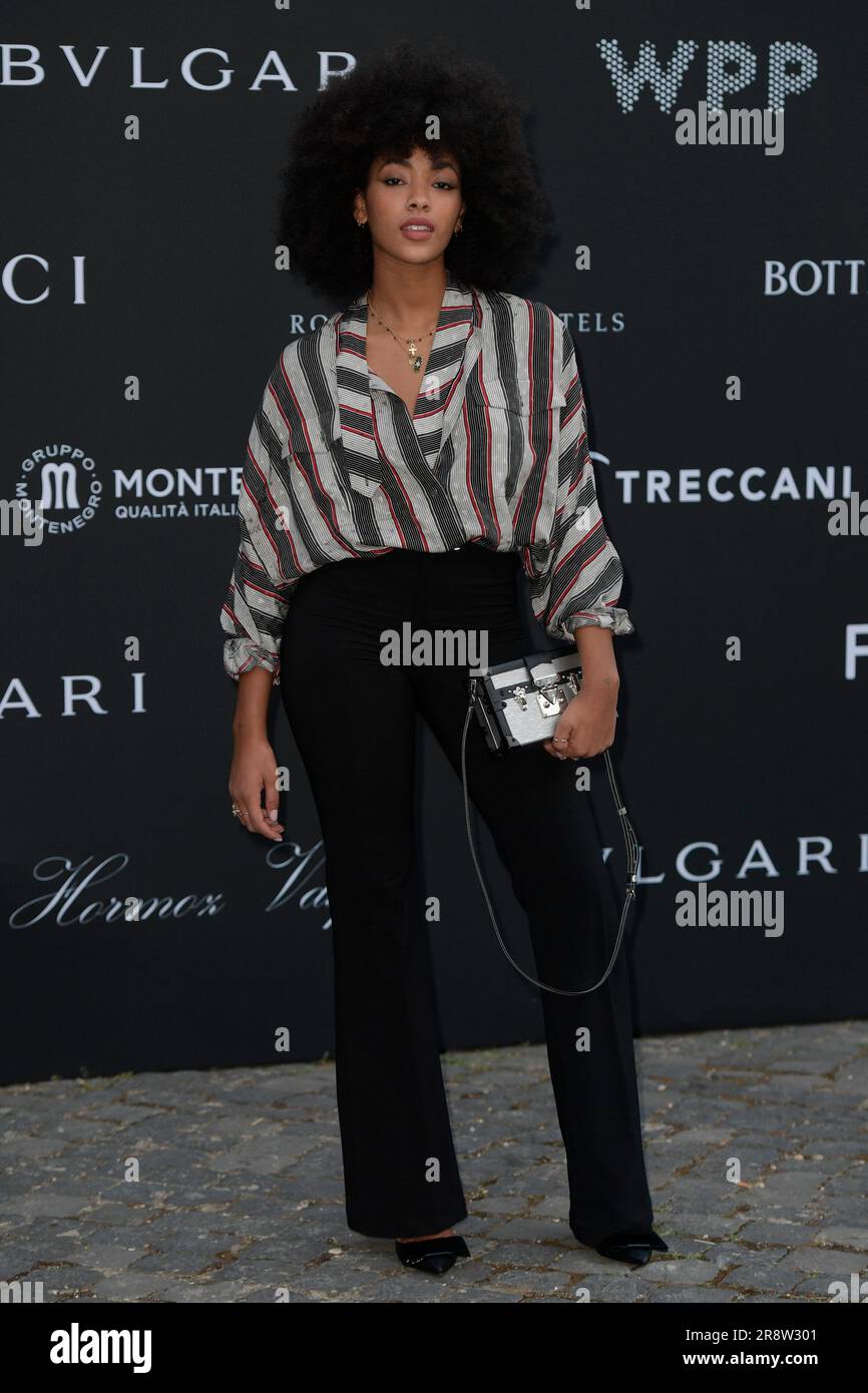 Rome, Italy. 22nd June, 2023. Coco Rebecca Edogamhe attends the Anlaids ...