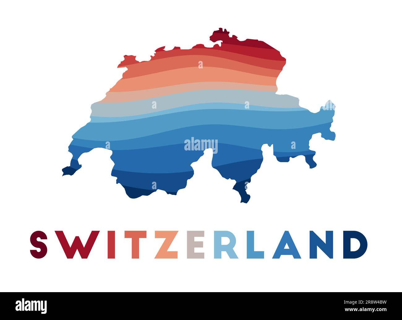 Switzerland flag scenery Stock Vector Images - Alamy