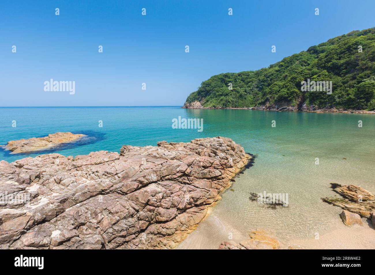 Kumaihama beach in Uradome Coast Stock Photo - Alamy