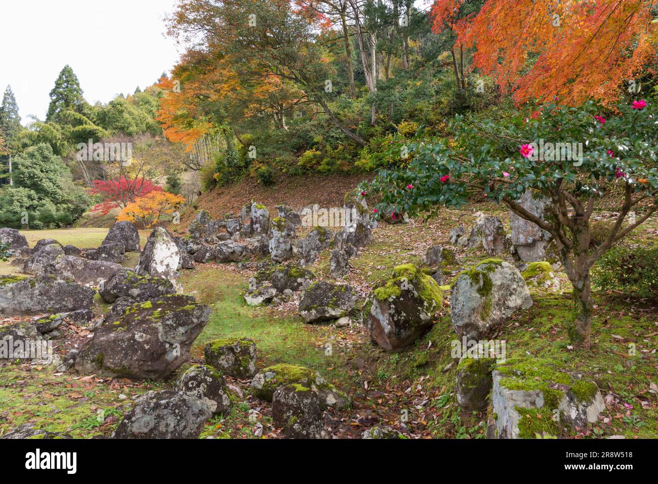 Ruins of the Ichijodani Asakura Clan in autumn Stock Photo - Alamy