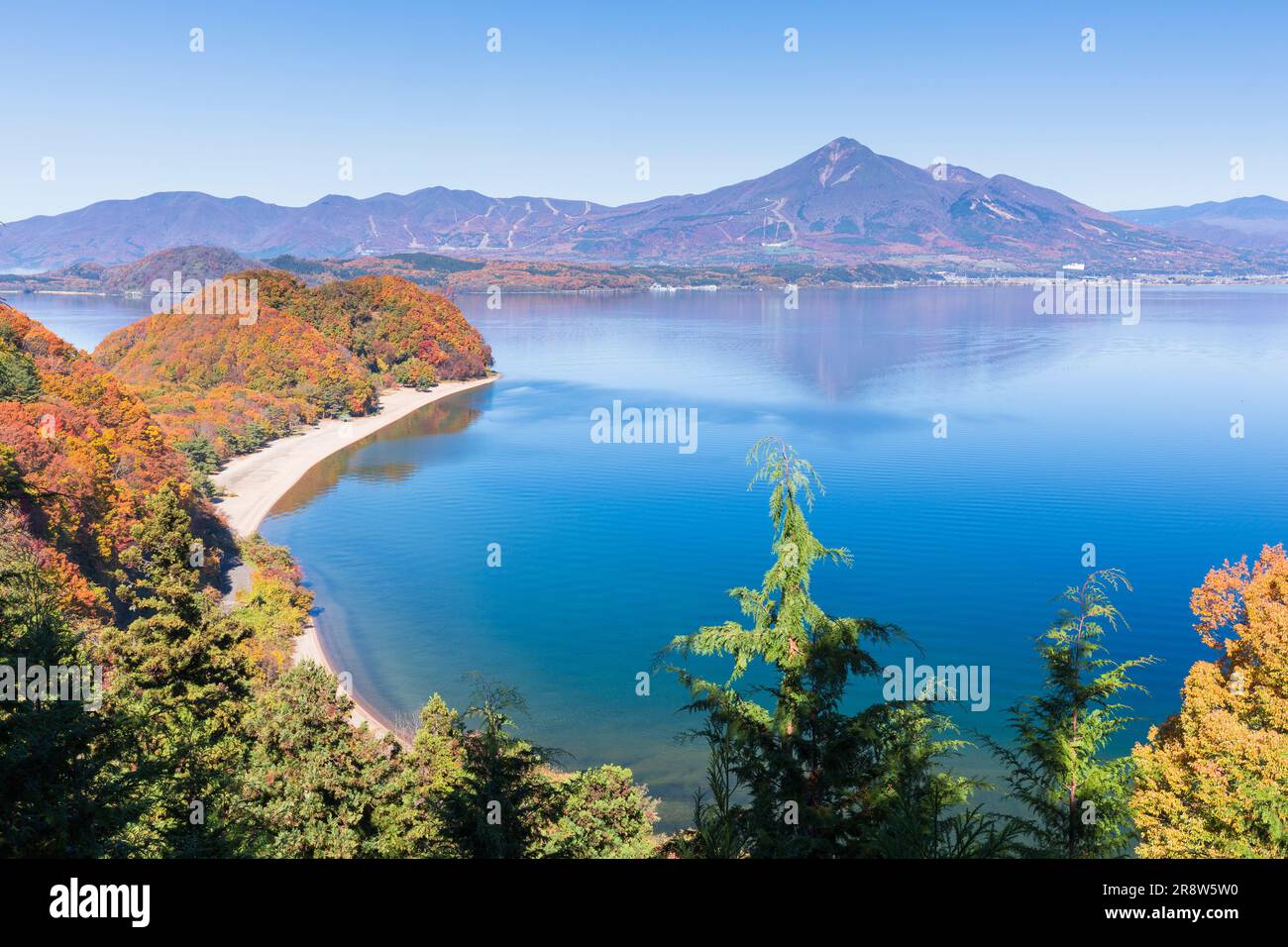 Japan inawashiro lake hi-res stock photography and images - Alamy