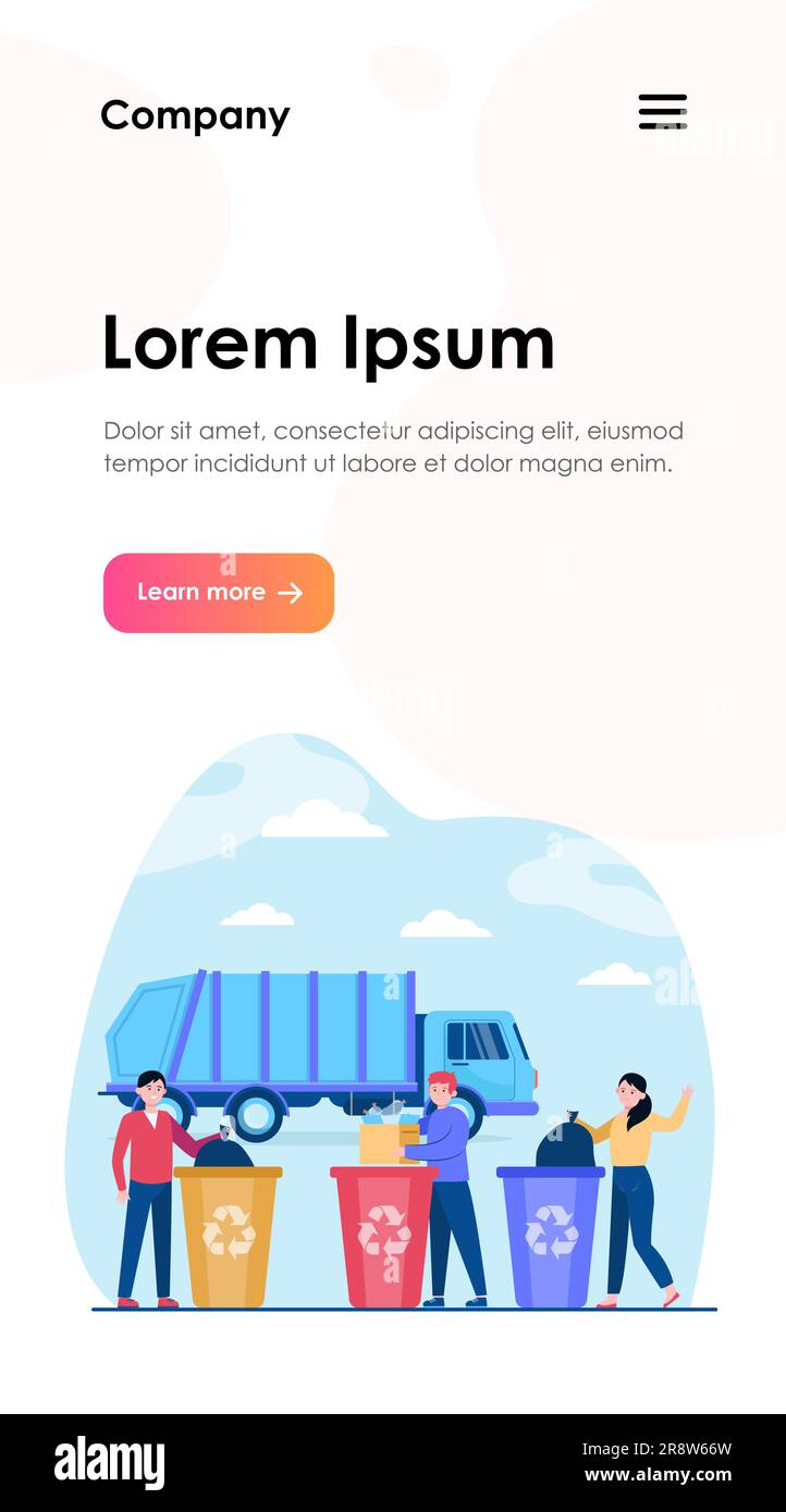 Cartoon people throwing out rubbish and trash Stock Vector Image & Art ...