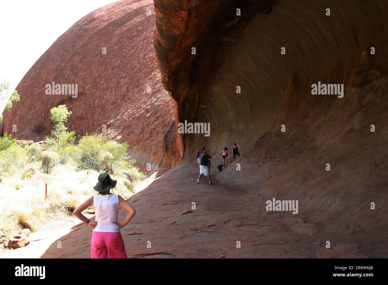 the sacred and beautiful image of Uluru Stock Photo - Alamy