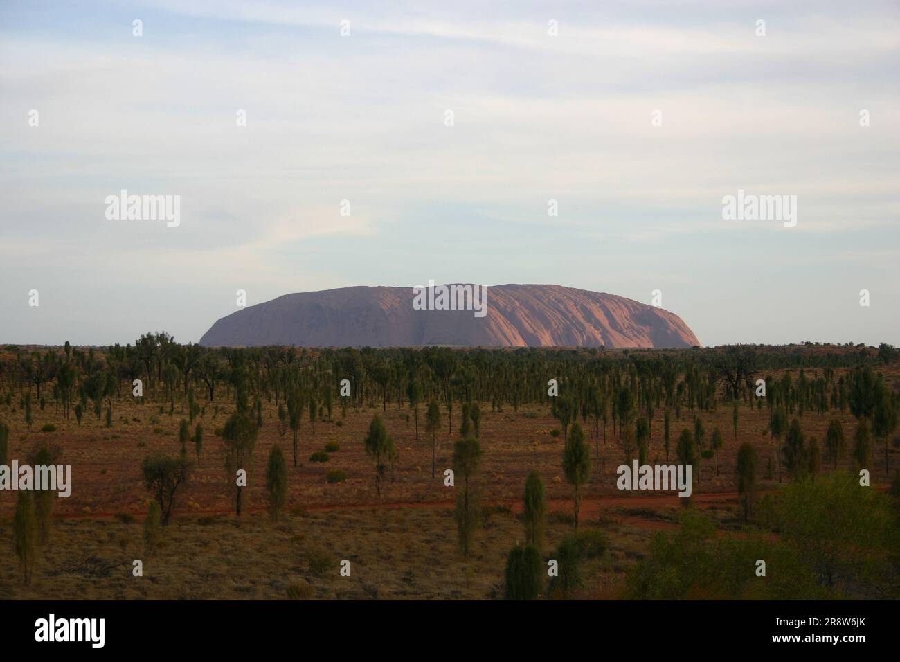 the sacred and beautiful image of Uluru Stock Photo - Alamy