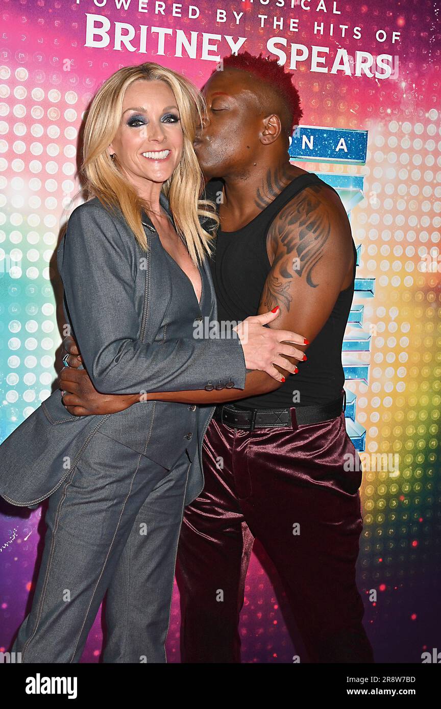 Jane Krakowski and Titus Burgess attends the Broadway opening night of ...