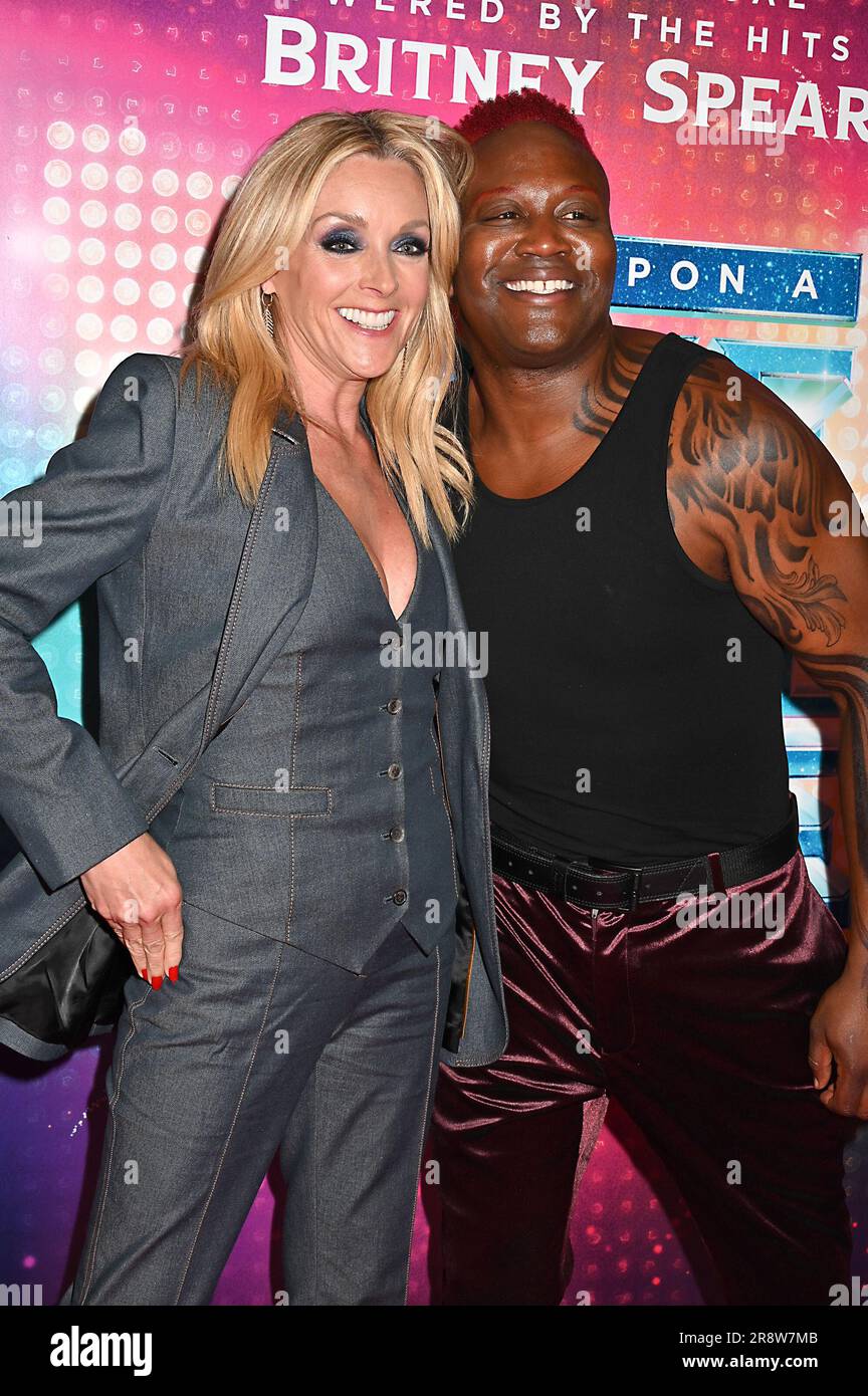 Jane Krakowski and Titus Burgess attends the Broadway opening night of ...