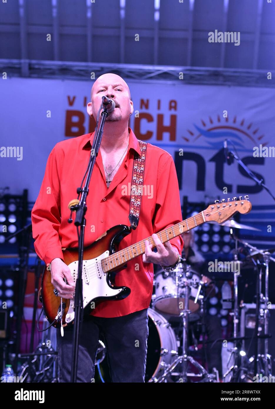 June 21, 2023, Virginia Beach, Virginia, USA: Foghat member SCOTT HOLT ...