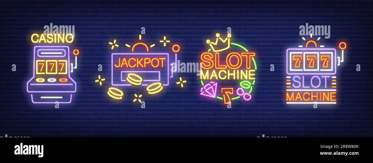 Neon signs las vegas Stock Vector Images - Alamy