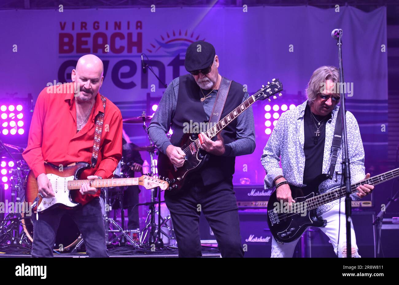 June 21, 2023, Virginia Beach, Virginia, USA: Foghat members BRYAN ...