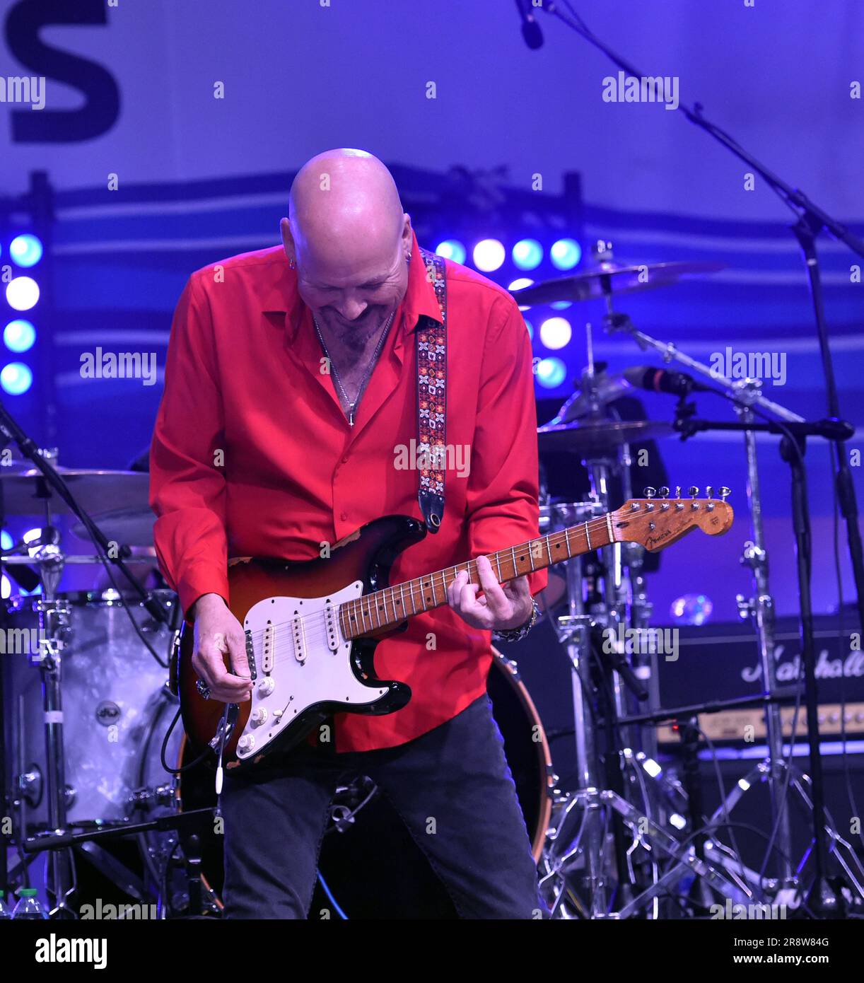 June 21, 2023, Virginia Beach, Virginia, USA: Foghat member SCOTT HOLT ...