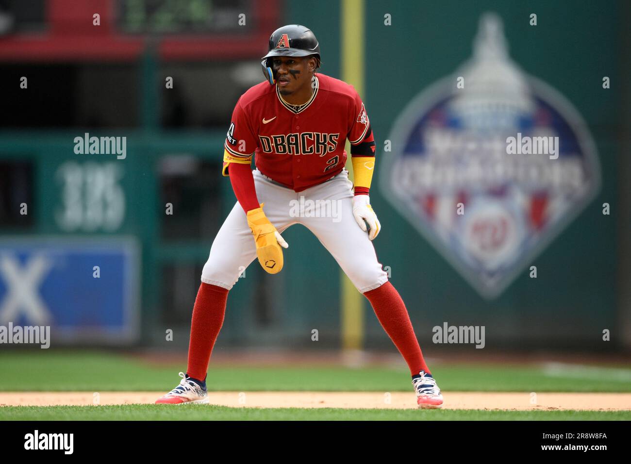 Arizona Diamondbacks' Geraldo Perdomo in action during a baseball game ...