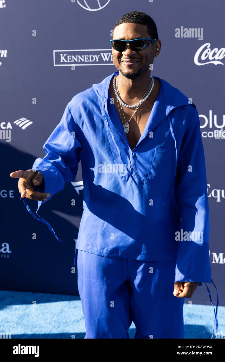 Los Angeles, USA. 22nd June, 2023. Usher attends the arrivals of the ...
