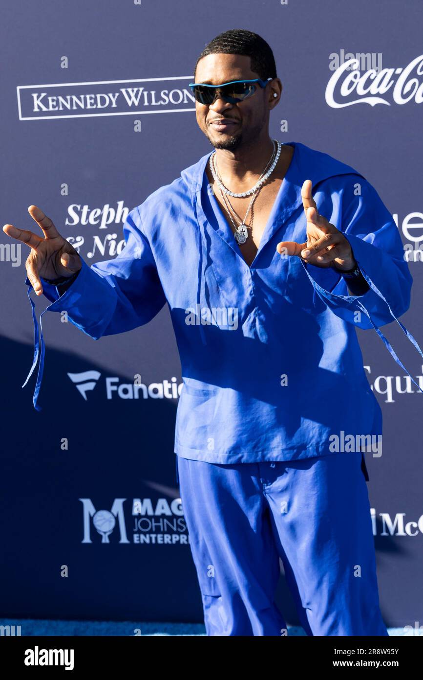 Los Angeles, USA. 22nd June, 2023. Usher attends the arrivals of the ...