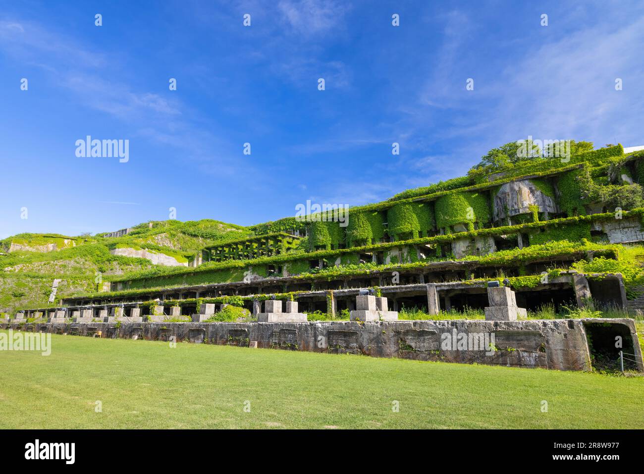 Ruins of Kitazawa Floating Ore Dressing Plant Stock Photo - Alamy