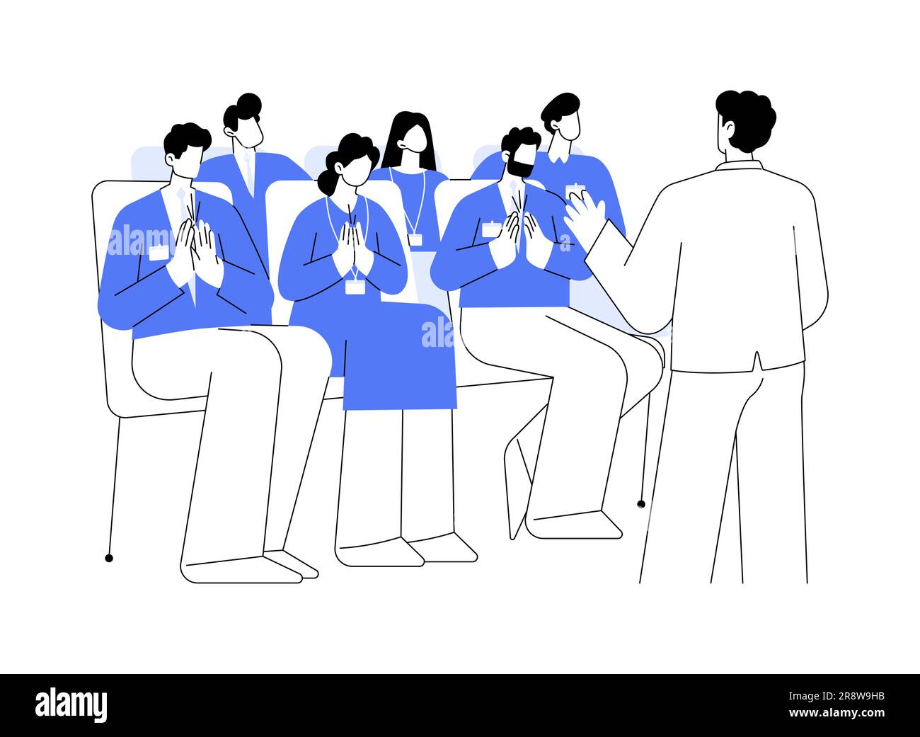 Business conference abstract concept vector illustration Stock Vector ...