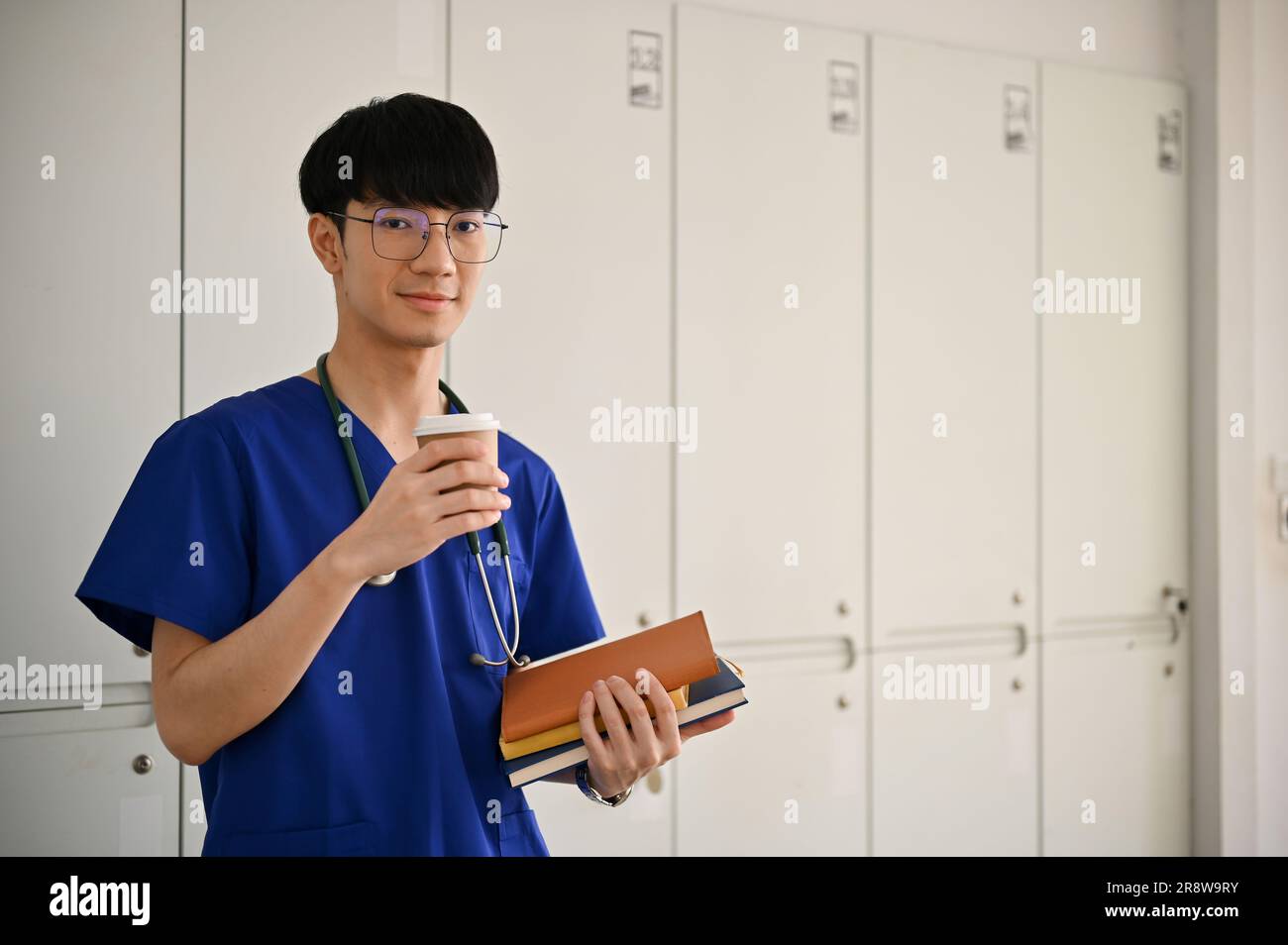 Positive student in uniform hi-res stock photography and images - Alamy
