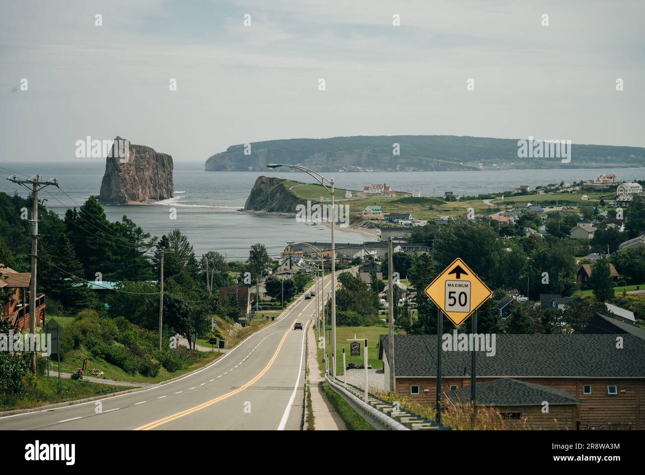 the symbol of the Gaspesie, a region of Quebec (Canada) from Cape Mont ...