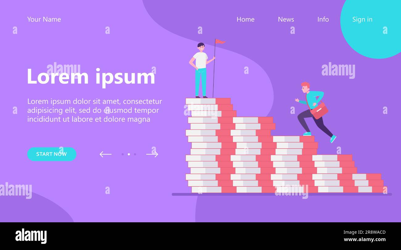 Man climbing on money bar chart Stock Vector Image & Art - Alamy