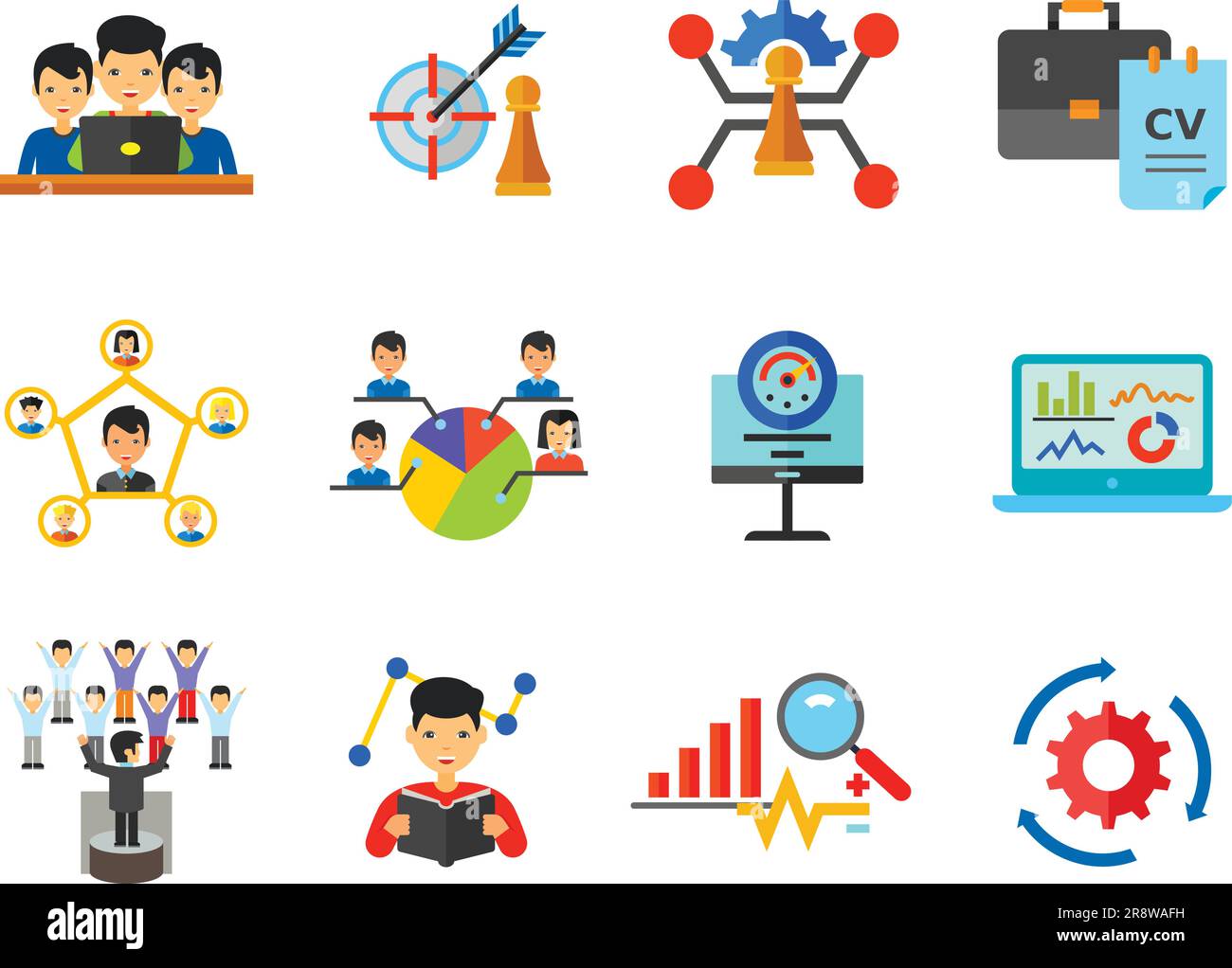 Consulting Icon Set Stock Vector Image & Art - Alamy