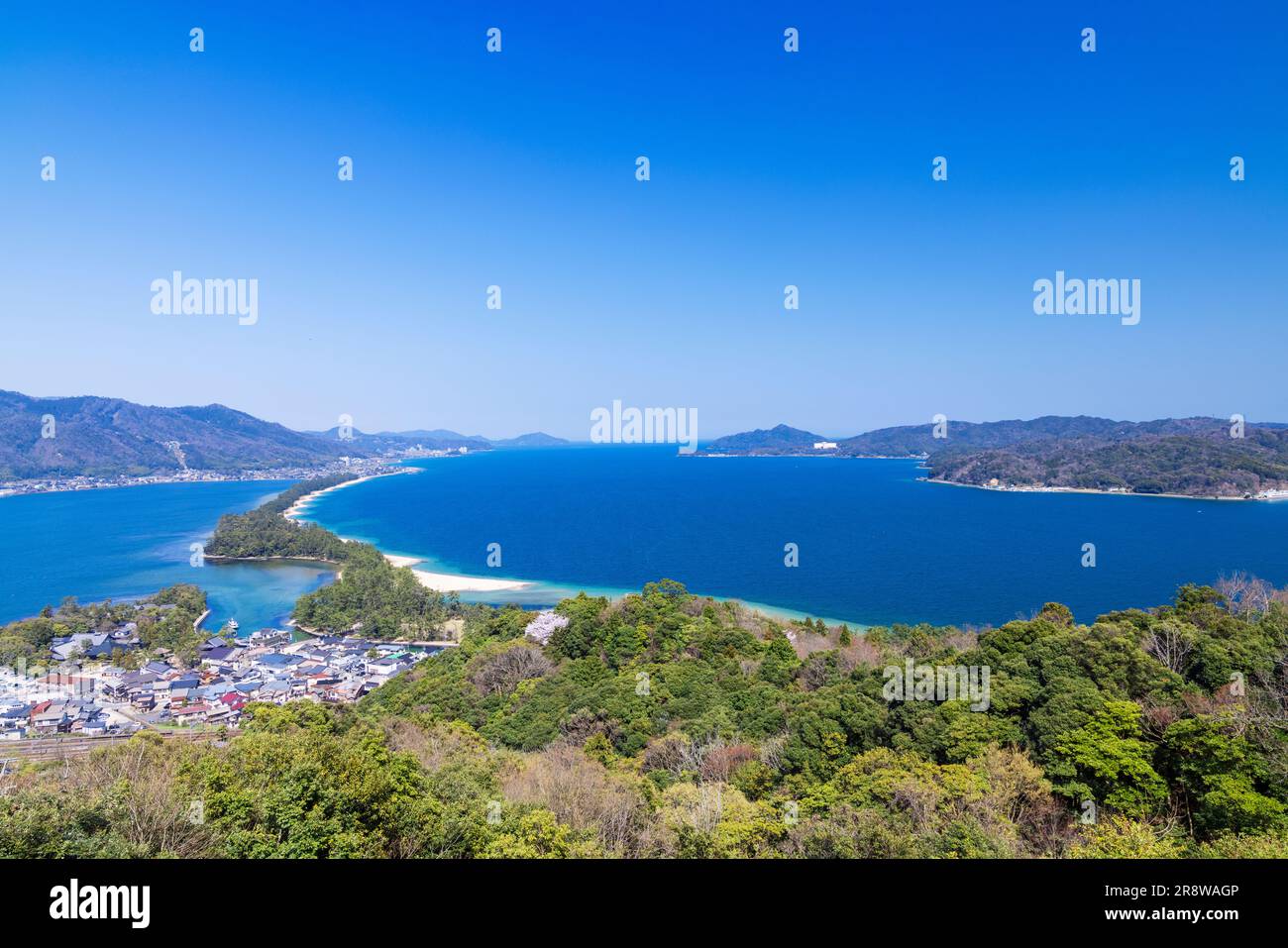 Amanohashidate in spring Stock Photo - Alamy