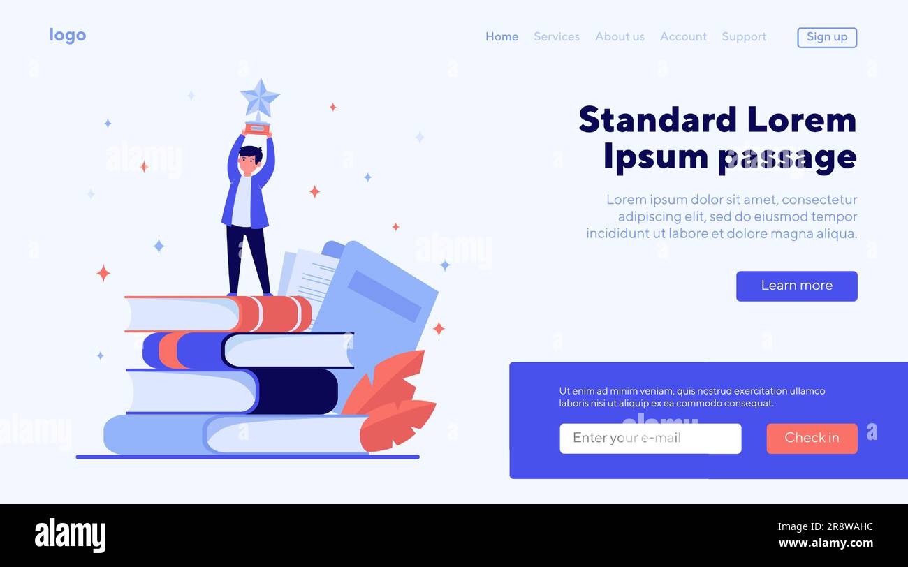 Getting award Stock Vector Images - Alamy