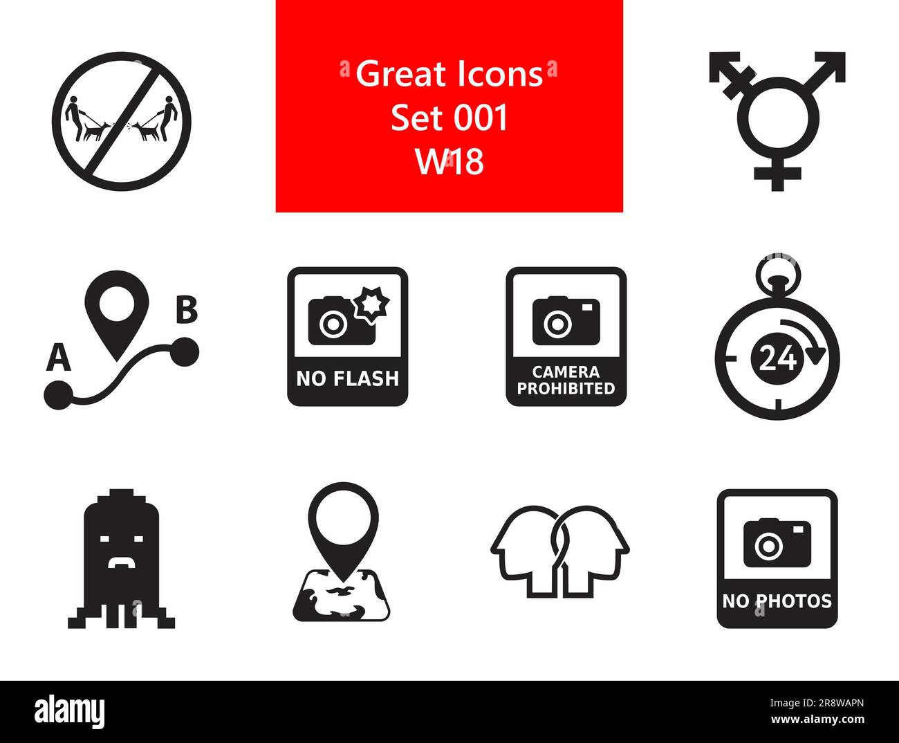 Collaboration Icons Set Stock Vector Image & Art - Alamy