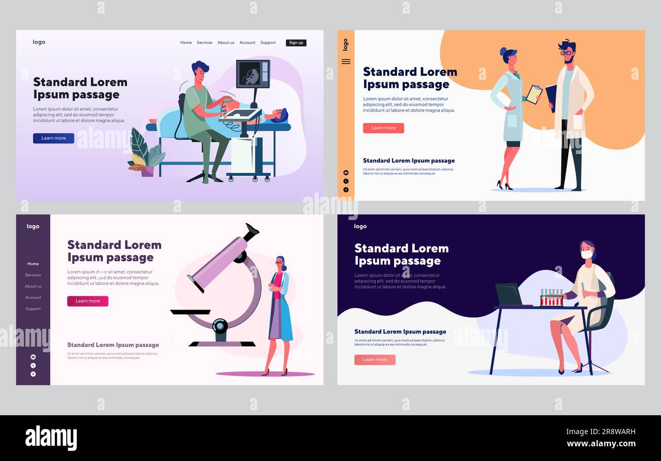 Medical tests set Stock Vector Image & Art - Alamy