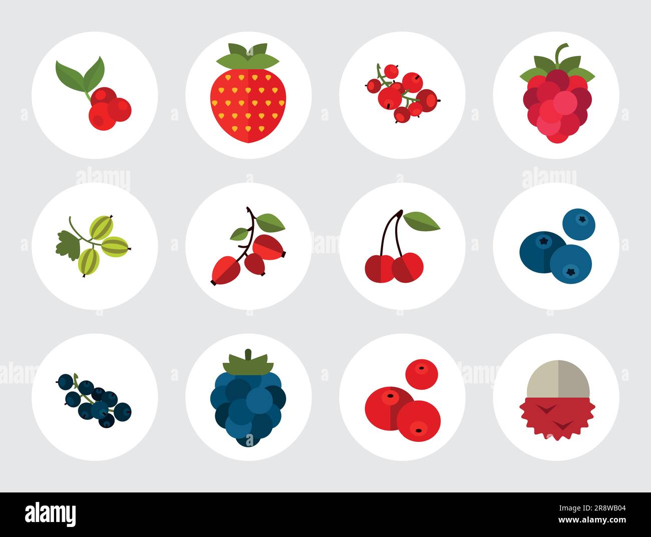 Raspberry picking Stock Vector Images - Alamy