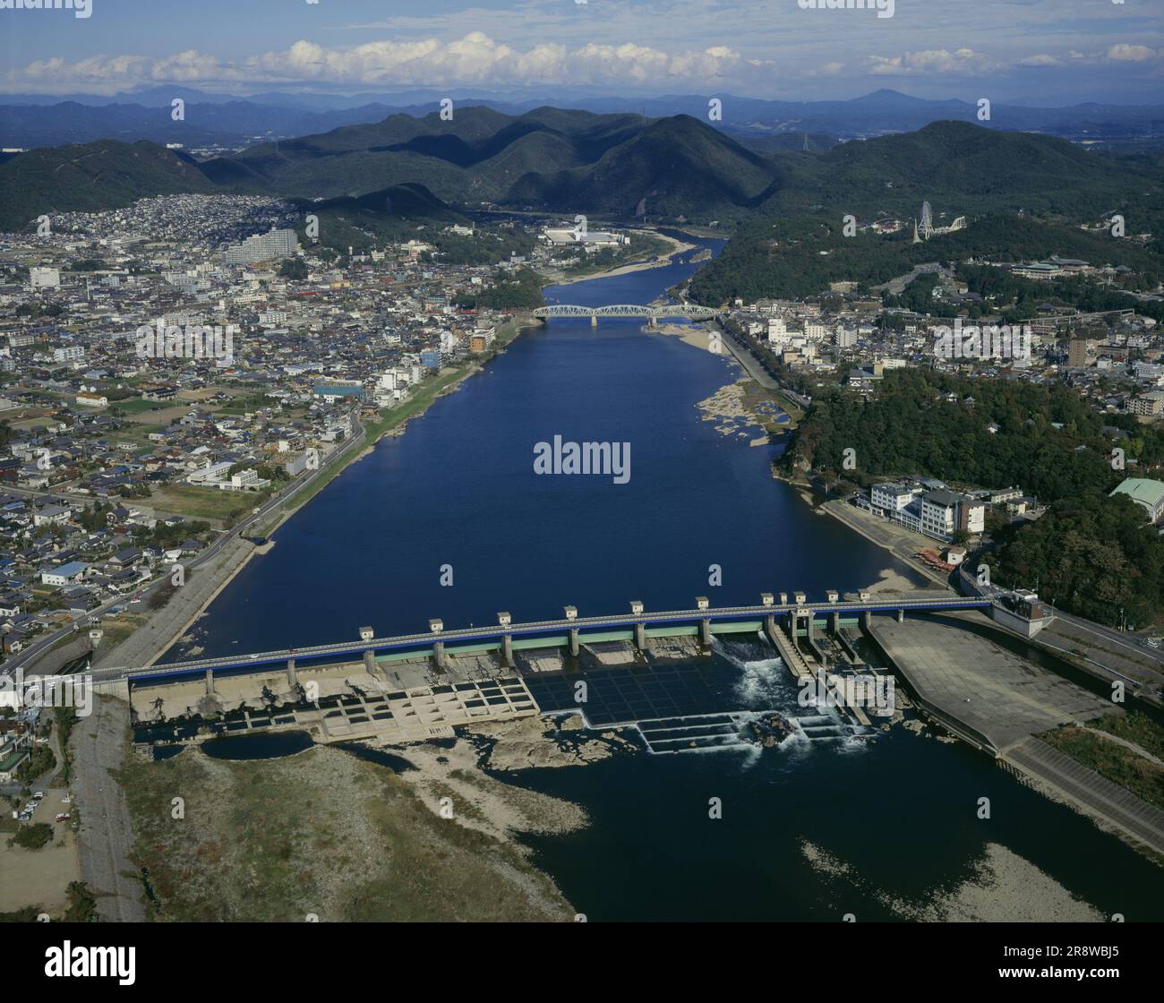 Kiso River and Inuyama Castle Stock Photo - Alamy