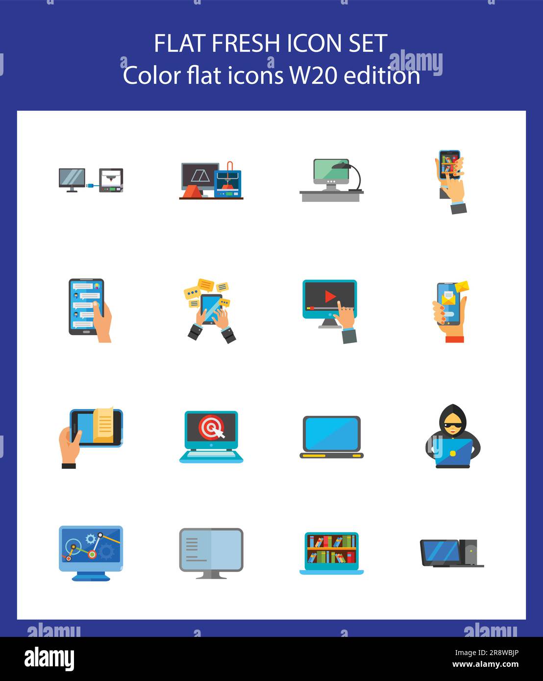 Tablet computers and mobile phones Stock Vector Images - Alamy